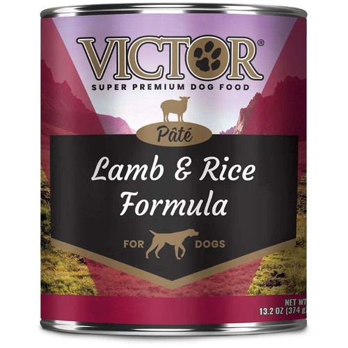 Victor Super Lamb & Rice Formula Paté Canned Dog Food 13.2oz | eBay