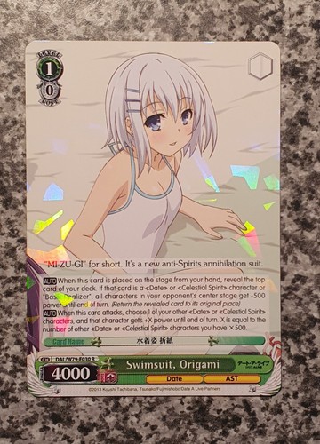 Swimsuit Origami DAL/W79-E030 R Weiss Schwarz Date A Live MINT | eBay.de