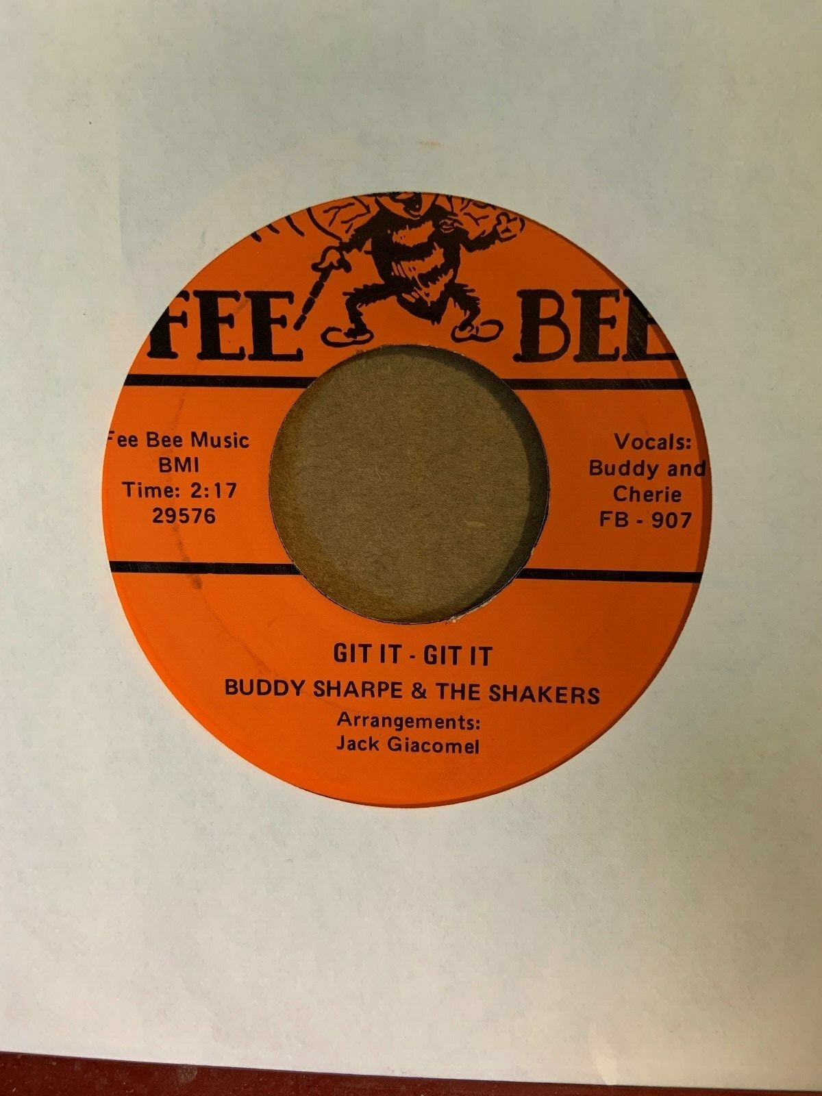 BUDDY SHARPE & THE SHAKERS - GIT IT - GIT IT - FEE BEE (FUNK/R & B 45 ...