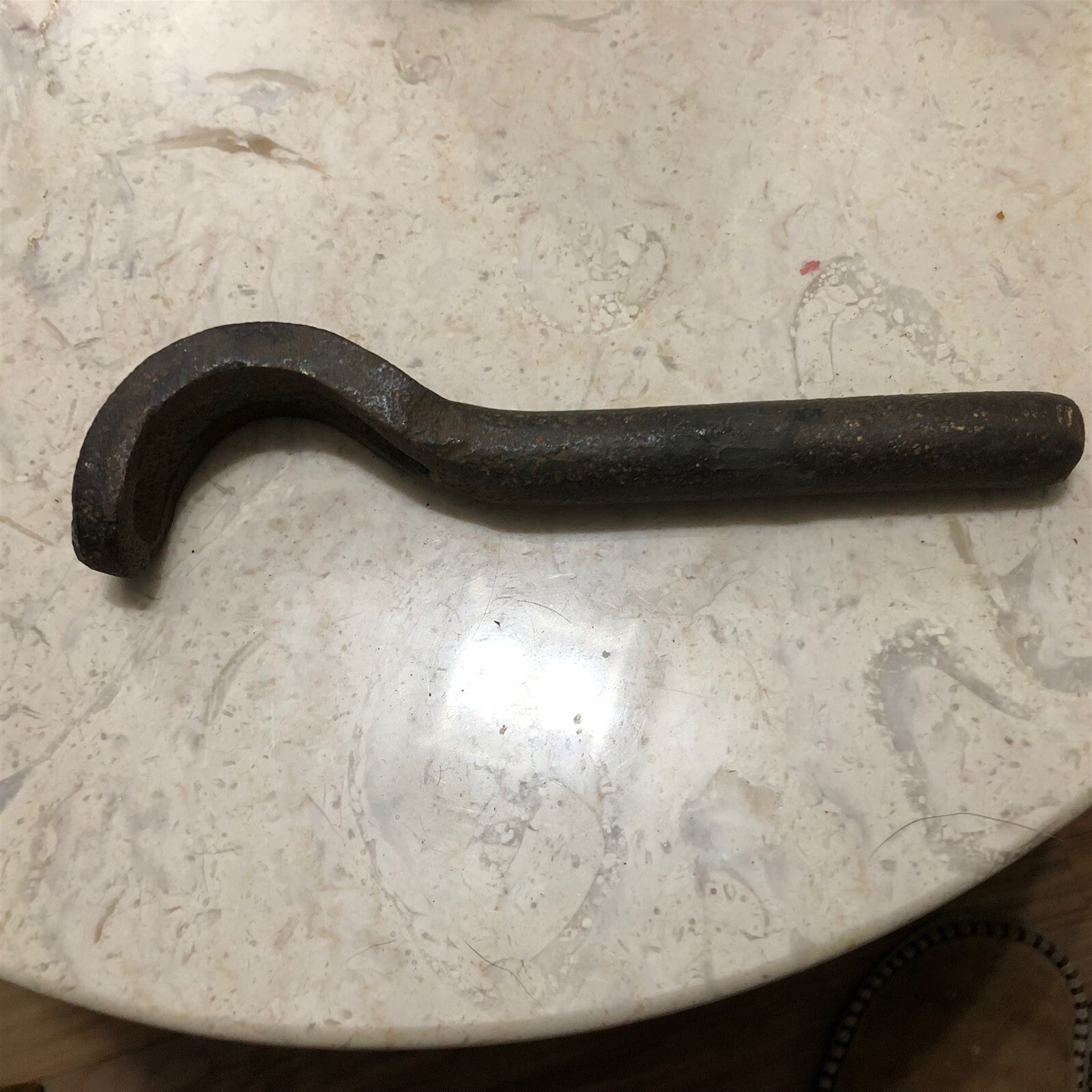 Vintage Wrench spanner type Primitive open curved single end 7 1/2 ...