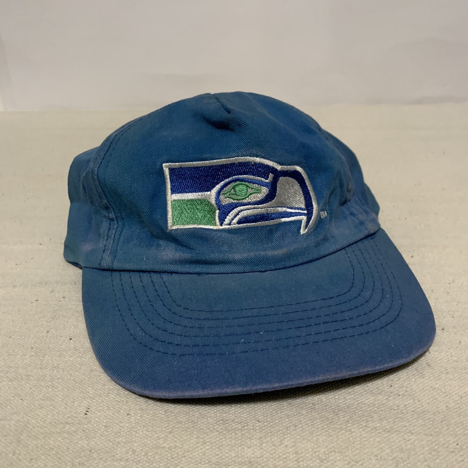 Seattle Seahawks Embroidered NFL Team Snapback Hat Vintage Faded | eBay