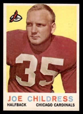 1959 Topps Football #13 Joe Childress EX/MT *e2 | eBay