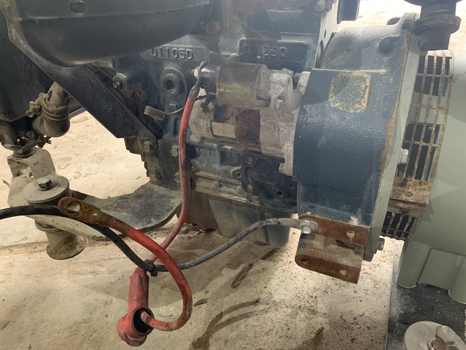 Kubota D1105 Diesel Engine Radiator Terex Light Tower Wacker Doosan ...