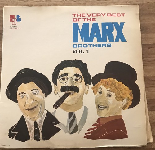 The Marx Bros. The Very Best Of Vol 1 & 2 + 4 Lobby Cards 4 Record Set ...