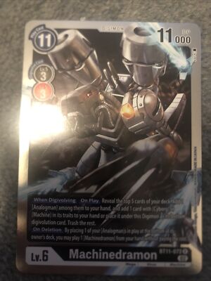 Machinedramon BT11-072 R - Black - Dimensional Phase - Digimon CCG | eBay