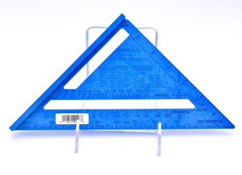 Rafter Square Drafting Triangle, 7"polycast,Blue,Plastic,Empire,Vintage ...