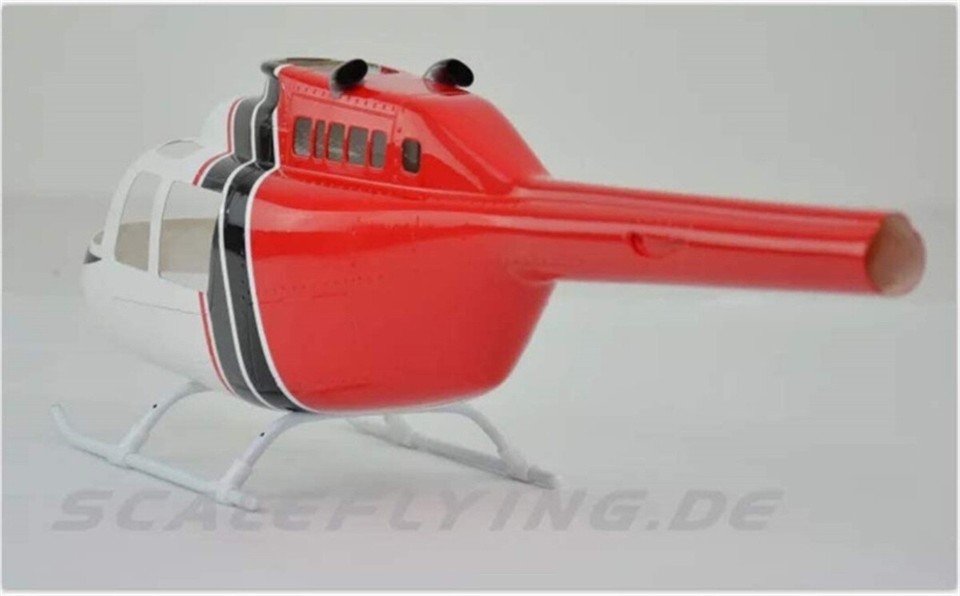 RC Helicopter 450 Size Fuselage 450 Pre-Painted for B206 Align T ...