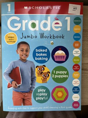 Scholastic Early Learners Ser.: First Grade Jumbo Workbook: Scholastic ...