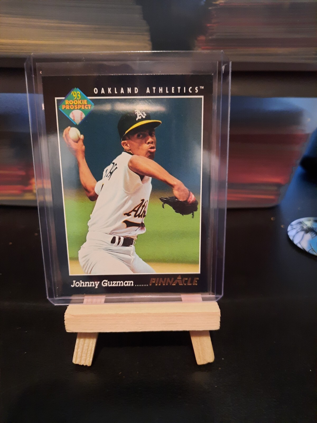 1993 Pinnacle #261 Johnny Guzman (Rookie Prospect) A's Baseball Card | eBay