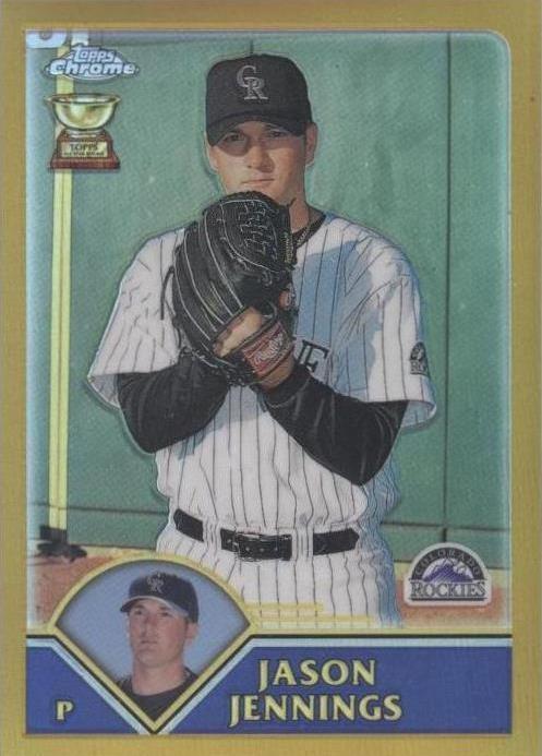 2003 Topps Chrome - Jason Jennings #189 Gold Refractor /449 for sale ...