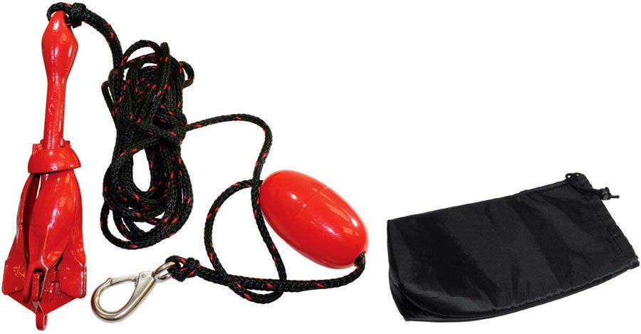 Grappling Anchor Kit 3 lb Personal Water Craft Jet Ski Inflatable Boat ...