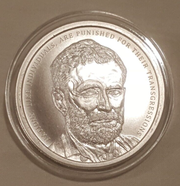 1oz 2019 Silver Shield BU Ulysses S. Grant Silver Round President ...