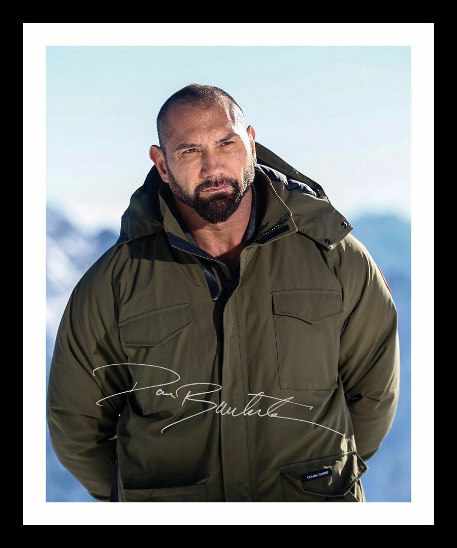 Dave Bautista Autograph Signed & Framed Photo | eBay UK