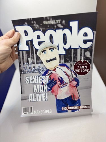 Tulsa Oilers Poster Mascot Sledge People Magazine Cover 8.5”x11” Minor ...