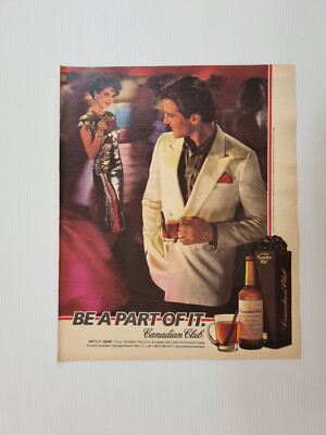 Canadian Club Advertising Vintage Magazine Advert Advertising Original ...