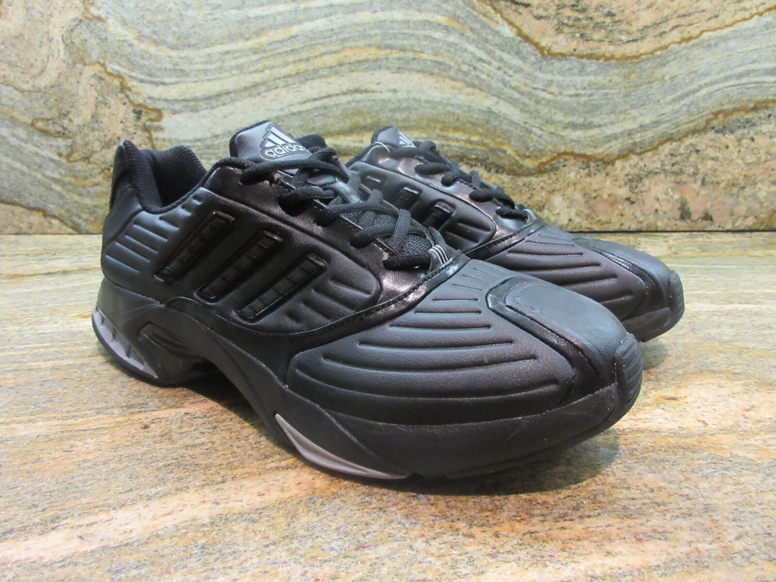 2003 Adidas Original Trillion Sample 2 SZ 9 Triple Black Adiprene ...