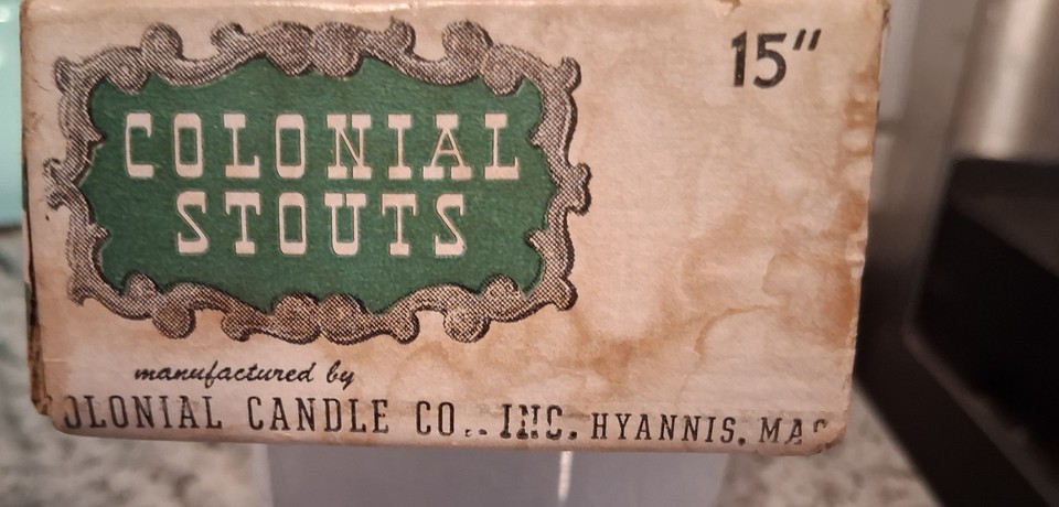 Colonial Candles of Cape Cod Vintage 15" Stouts | eBay