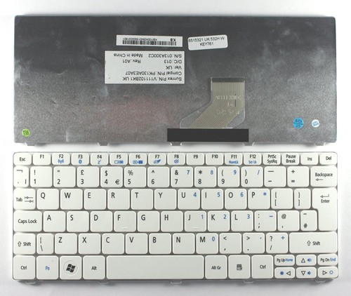 New Laptop keyboard Acer Aspire One 532H 521 522 532 532H 533 AO532 | eBay