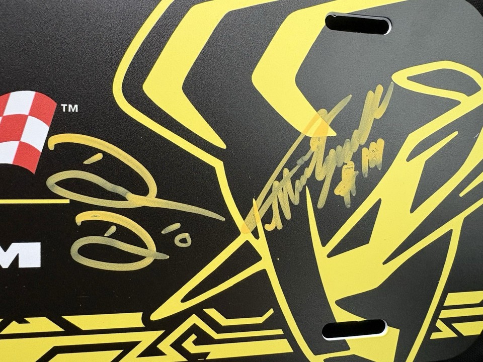 Daniel Dye Timothy Tyrrell Signed 2026 Kaulig RAM PLATE NASCAR Postcard ...
