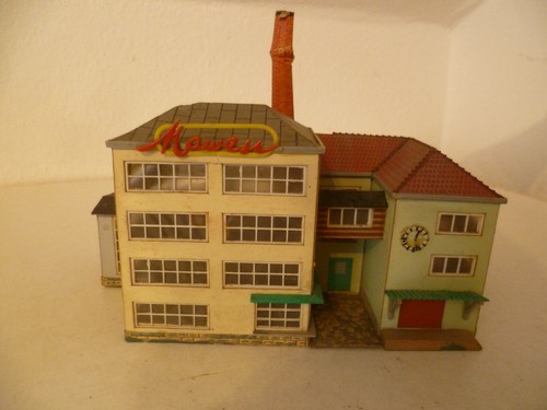 Auhagen KG - Fabrikgebäude - Neue Fabrik Mawesi - Pappe - DDR - prima ...