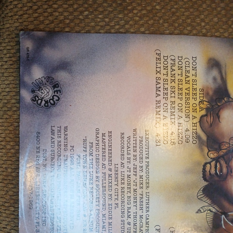 POISON CLAN - DON'T SLEEP ON A HIZZO - HIP HOP LP RECORD PROMO LUKE ...