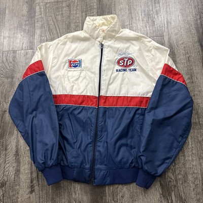 Vintage STP Racing Pepsi Richard Petty Windbreaker Jacket King Louie L ...