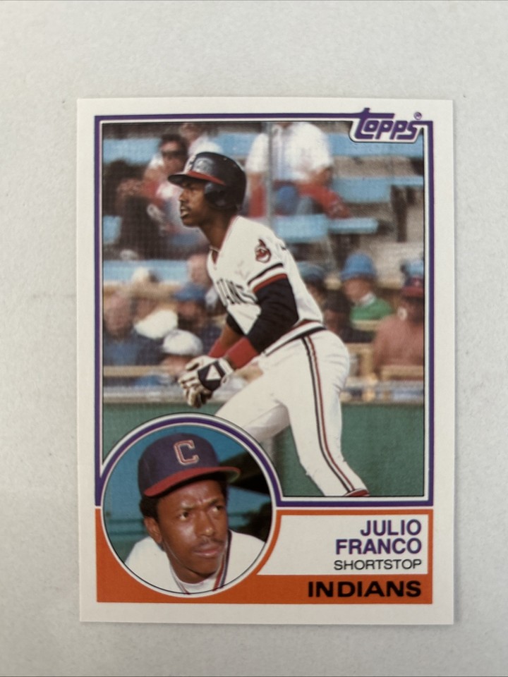 1983 Topps Traded Set-Break # 34T Julio Franco NM-MT OR BETTER | eBay