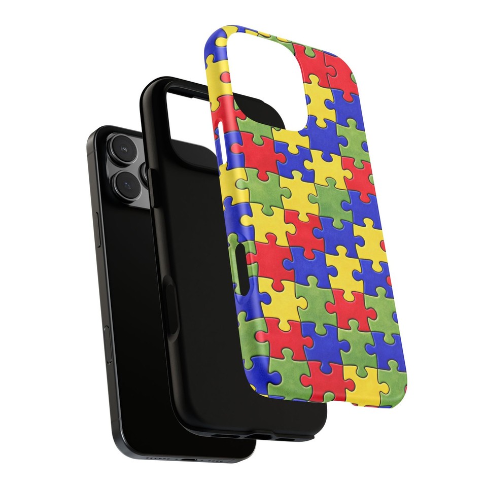 Puzzle Phone Case, Autism Awareness Design I Tough Case, iPhone ...