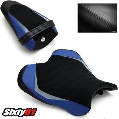 Yamaha R1 Seat Covers 2015-2024 2025 Black Blue Luimoto Front Rear ...