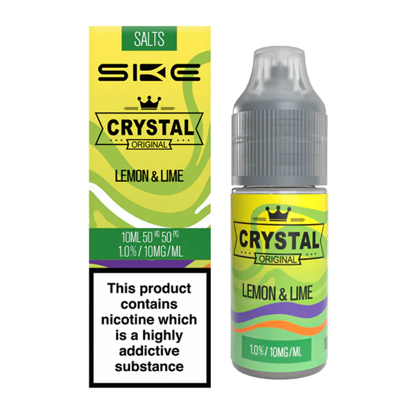 SKE Crystal Nic Salt 10ml E Liquid Vape Juice / NIC Salts-10mg & 20mg ...