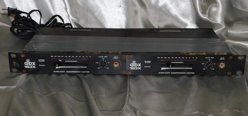 DBX 163X Over Easy Compressor / Limiter Matched Pair | eBay