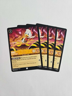 Huey Reliable Leader 3/204 Playset 4 cards - Reign of Jafar | eBay