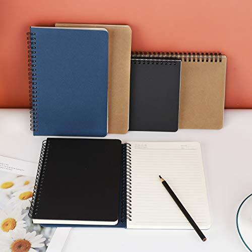 Students Ruled Spiral Notebook A5 6 Packs 5.5"x8.3" 120 Pages Lined ...