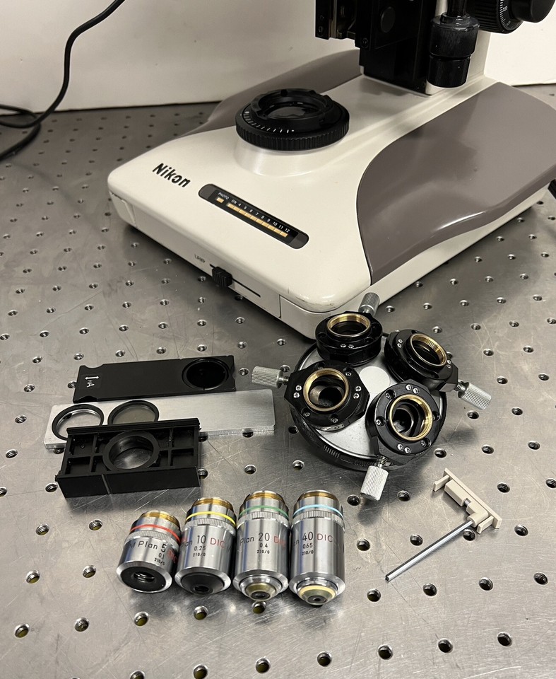 Nikon Optiphot2 Nomarski DIC BF. Optiphot 100 Microscope | eBay