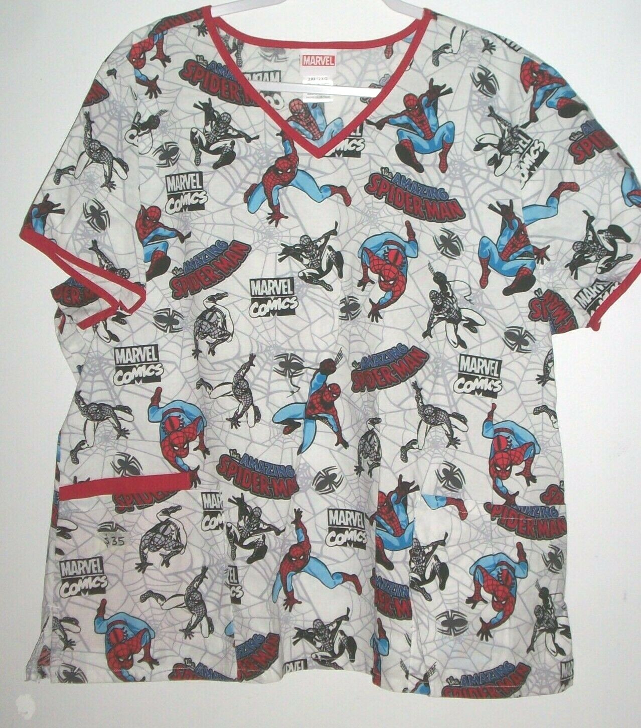 Marvel Spider-Man Medical Scrub - Adult 2XL | eBay
