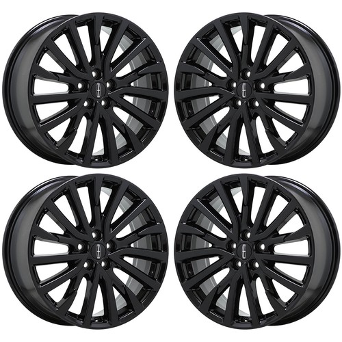 19" Lincoln Continental Gloss Black wheels rims Factory OEM set 10090 ...