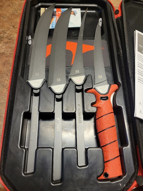 Bubba Multi-Flex Interchangeable Blade Fillet Kit/Red - HOT BRAND NEW ...