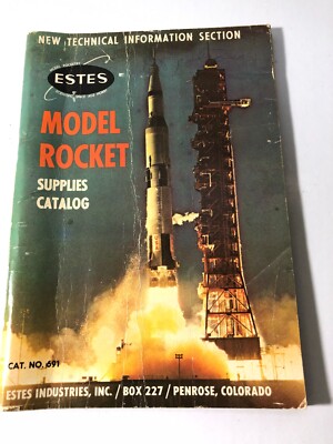 b Vintage ESTES Model Rocket Supplies Catalog #691 Estes Industies 1969 ...
