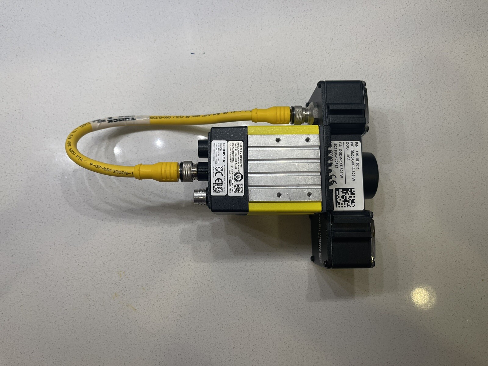 Cognex DM474X Dataman Barcode Scanner w/ HPIA-625-W (Red) P/N: 825 ...