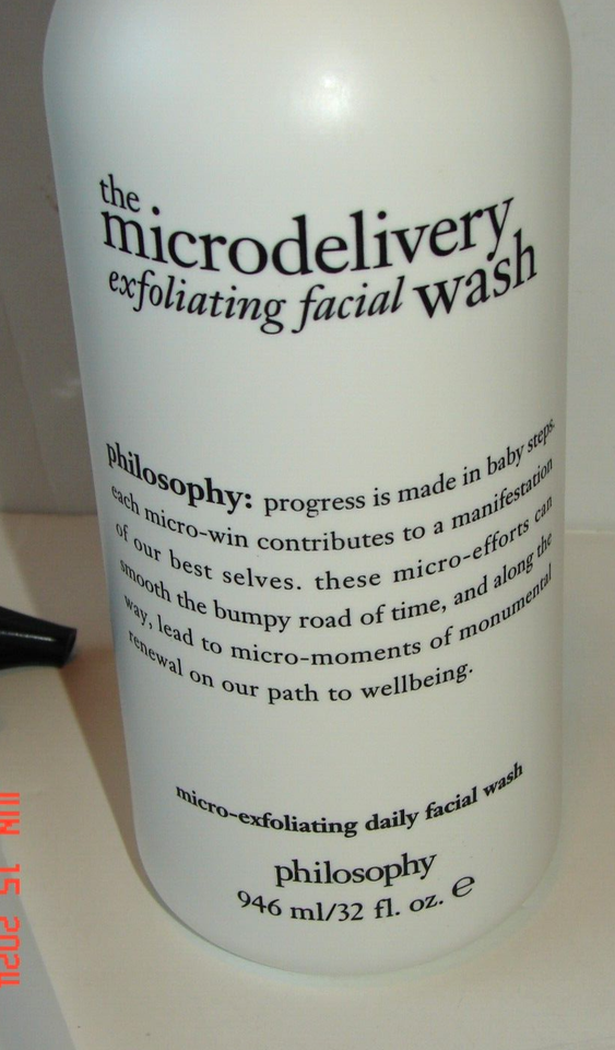PHILOSOPHY The Microdelivery Exfoliating FACIAL WASH 32 OZ. SEALED WITH ...
