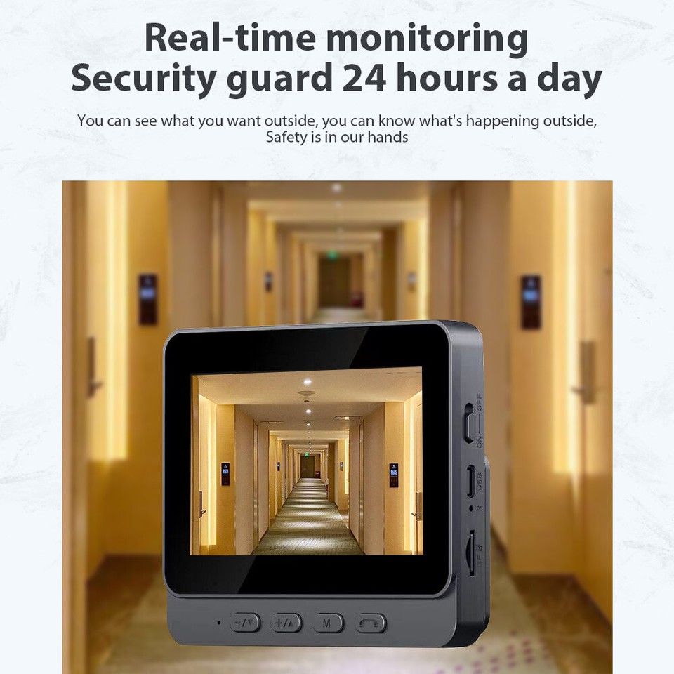 2.4G Wireless Smart Visual Intercom Video Doorbell Camera Monitor for ...