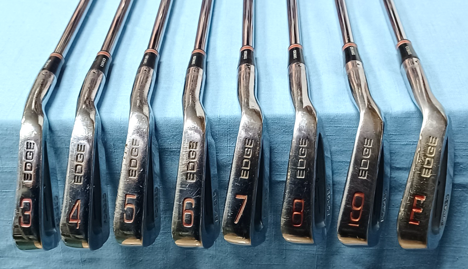 Ben Hogan Edge Forged Irons Set 3-9,E Stiff Apex 3 Steel Shafts Right ...