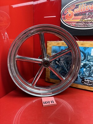 Harley Chopper Drum Brake Rear Mag Invader Round Spoke Vintage Wheel ...