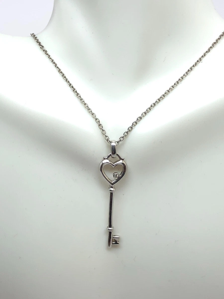 Tiffany And Co Heart And Key Necklace