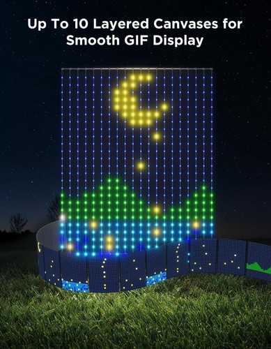 Govee Curtain Lights 2, Smart LED Curtain Lights with DIY GIF AIGC ...