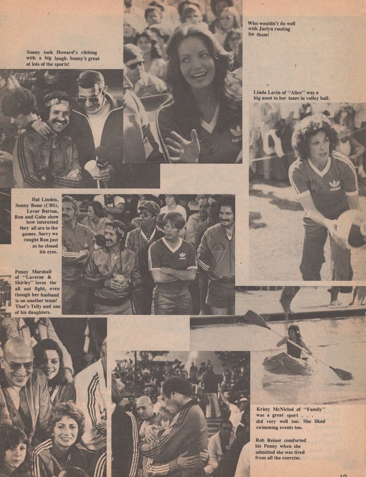 Vincent Van Patten pinup Penny Marshall Linda Lavin Jaclyn Smith Sonny ...