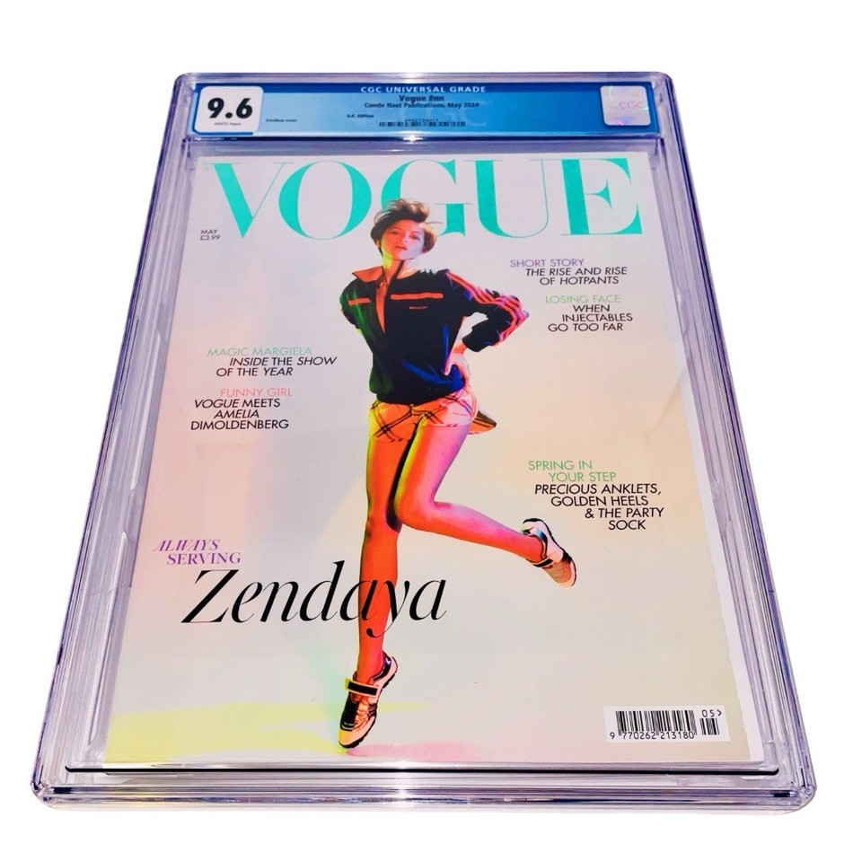 ZENDAYA 2024 9.6 CGC Graded Magazine UK Vogue Cover COLLECTABLES 💎 | eBay
