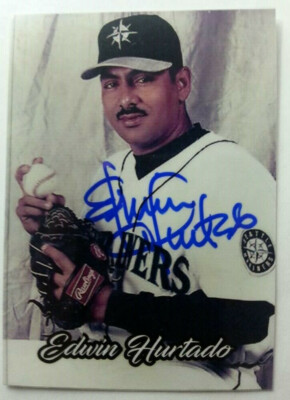 Edwin Hurtado Autograph Rare Seattle Mariners | eBay
