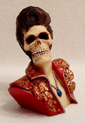 Elvis Presley Skeleton Figurine | eBay