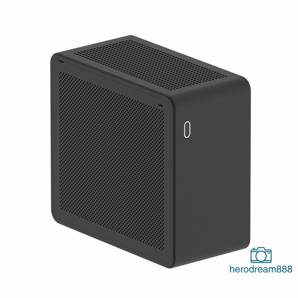 COOJ MQ5 ITX 5.6L PC Case 8MM Computer Mini Case Anode Surface Aluminum ...